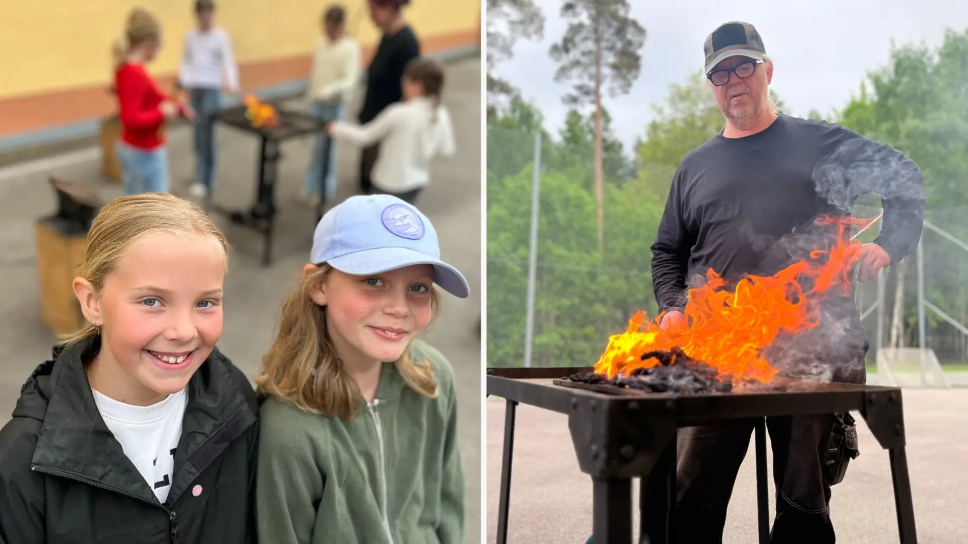 Elever på Stenhammarskolan i Lidköping testar smide | Sveriges Radio